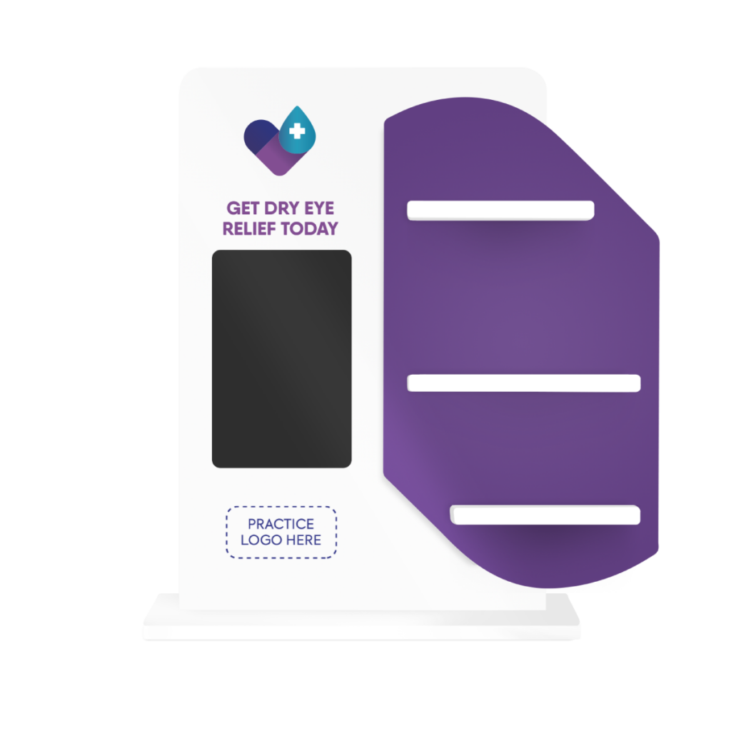 Dry Eye Product Displays Kiosk For Eye Care Practices