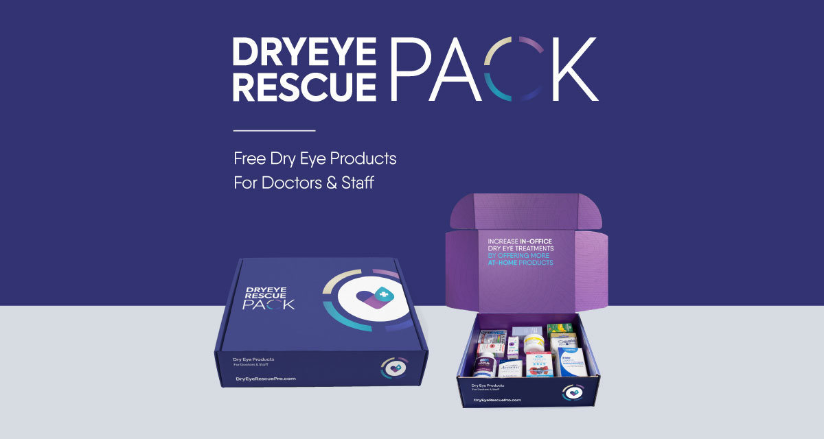 DryEye Rescue Pack - Free Dry Eye Products for Doctors & Staff