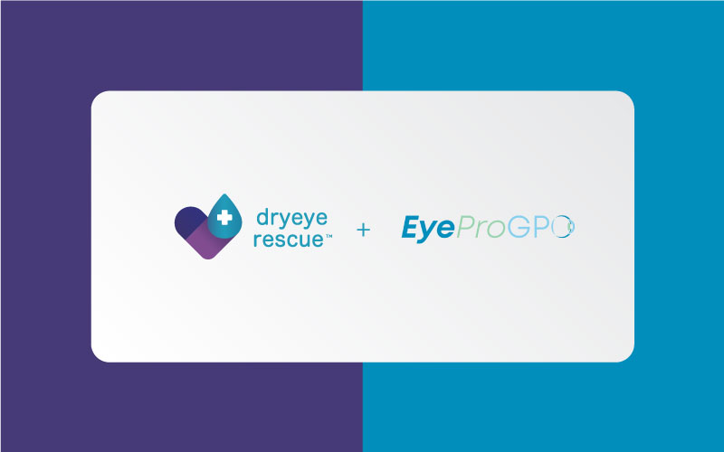 DryEye Rescue x EyeProGPO - Expand your dry eye services.